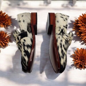 Luxury Handmade Leather Double Sole Shoes, Goat Hair on , Custom ...