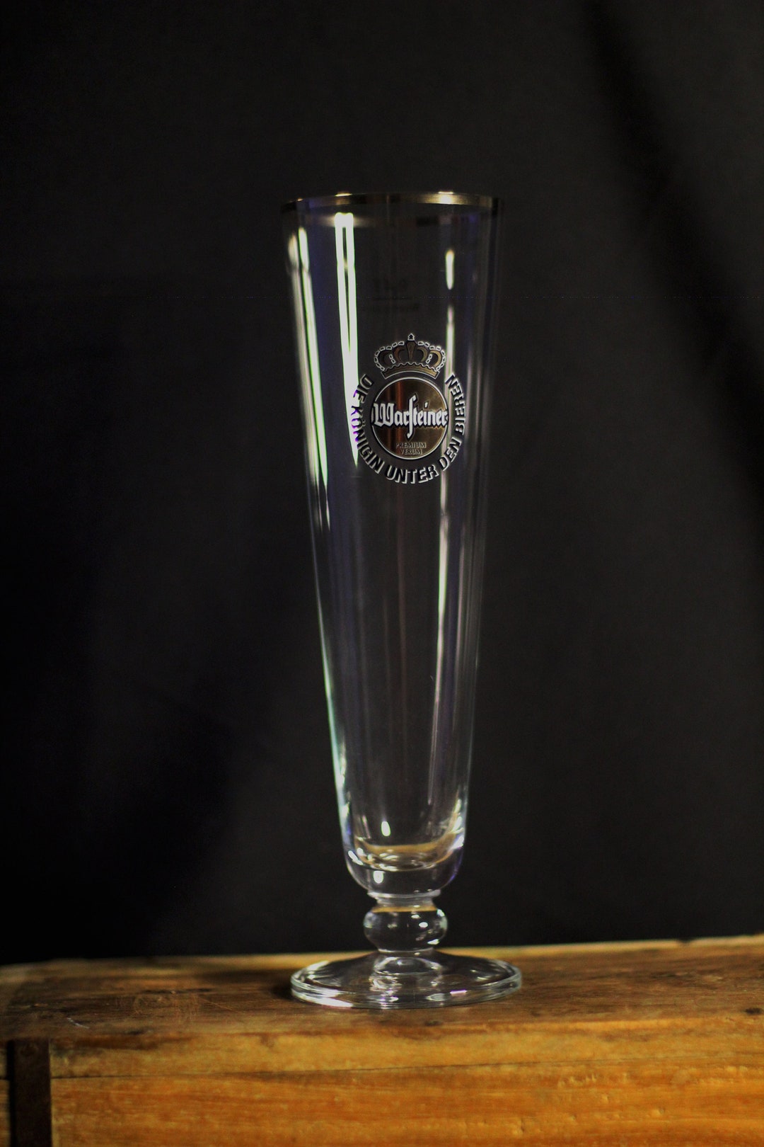Beer Glass, German Pilsen, Vintage Gold, Rim Premium, Decoration Bar ...