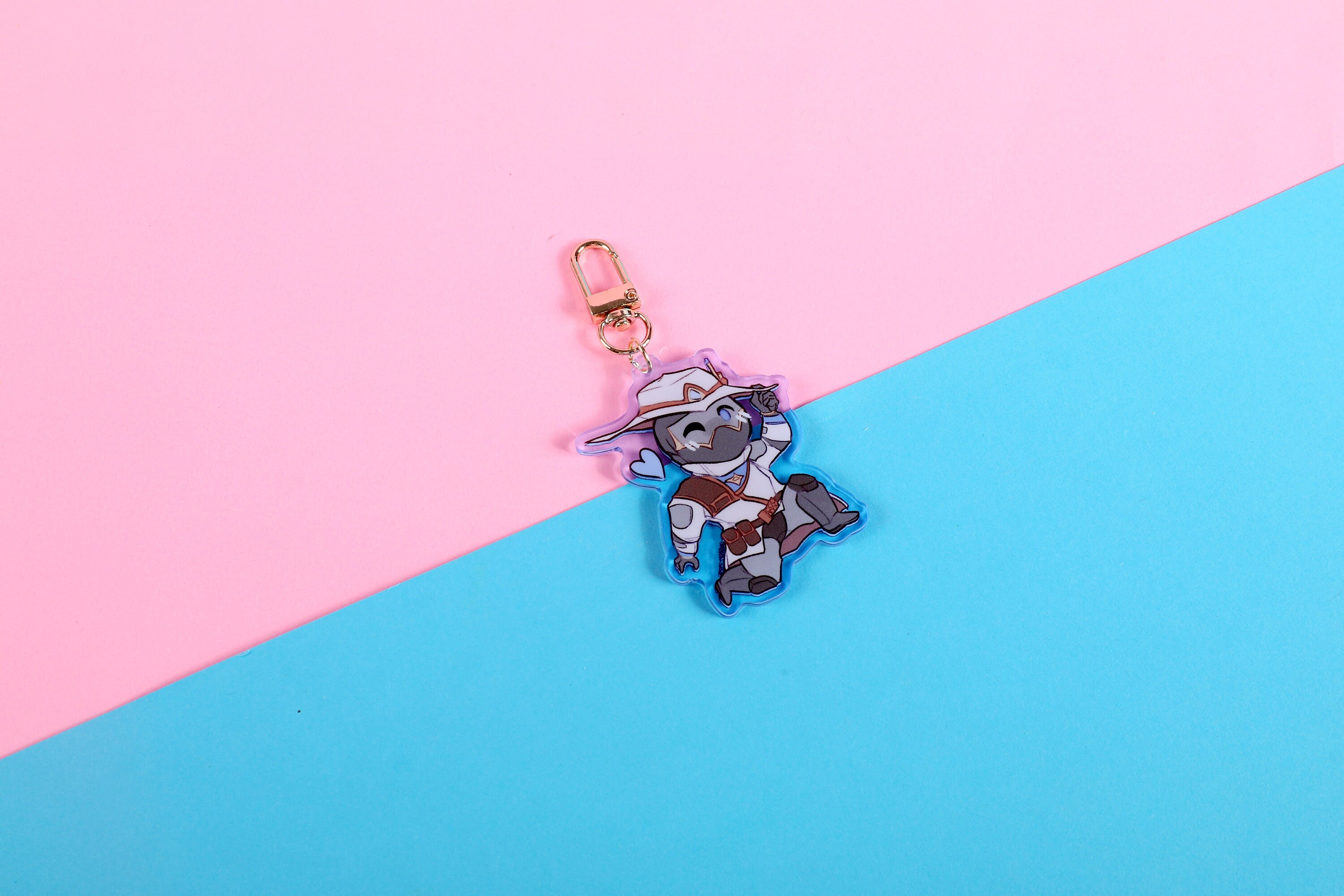 Mini Cypher Blue Acrylic Charm - Etsy