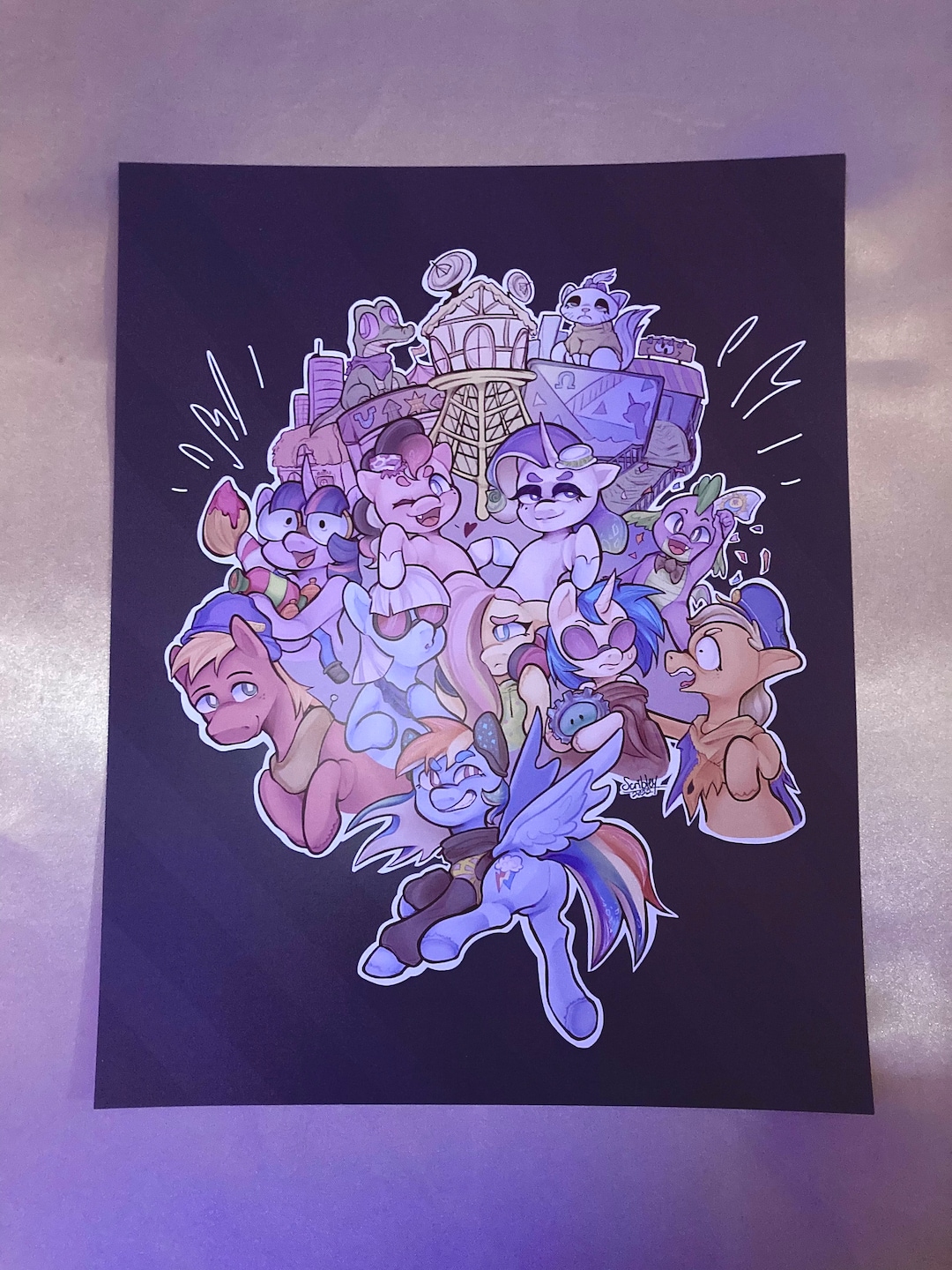 Inkopolis' Mare, MLP X Splatoon Print - Etsy