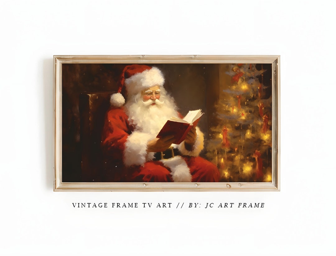Samsung Frame Tv Art Christmas Christmas Art for TV Vintage - Etsy