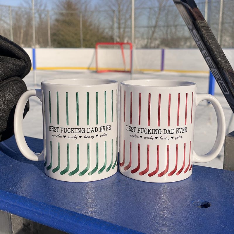 Hockey Theme Coffee Mug - Etsy