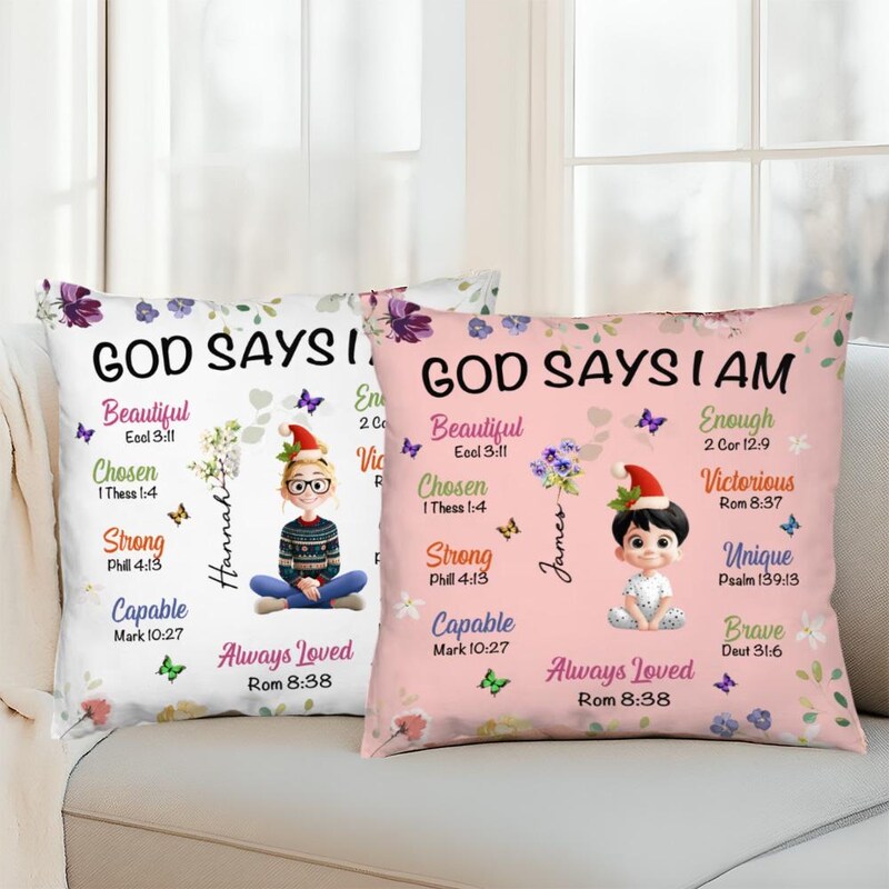 Christian Personalized Pillow Girl - Etsy