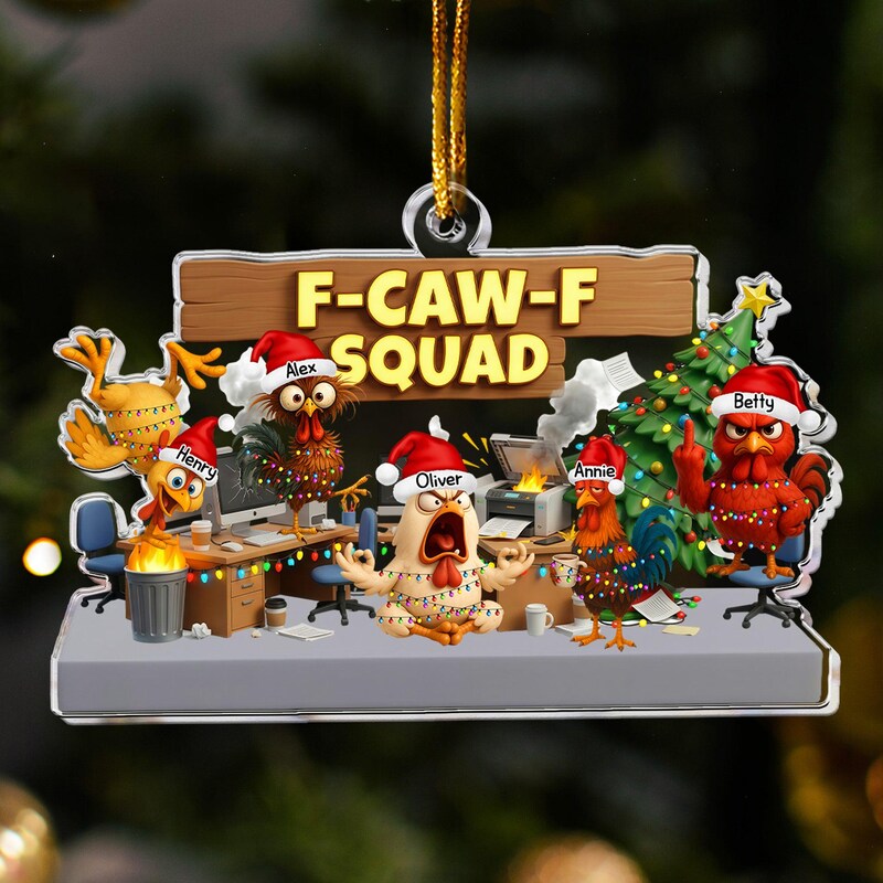 F Caw F Squad Ornament - Etsy UK