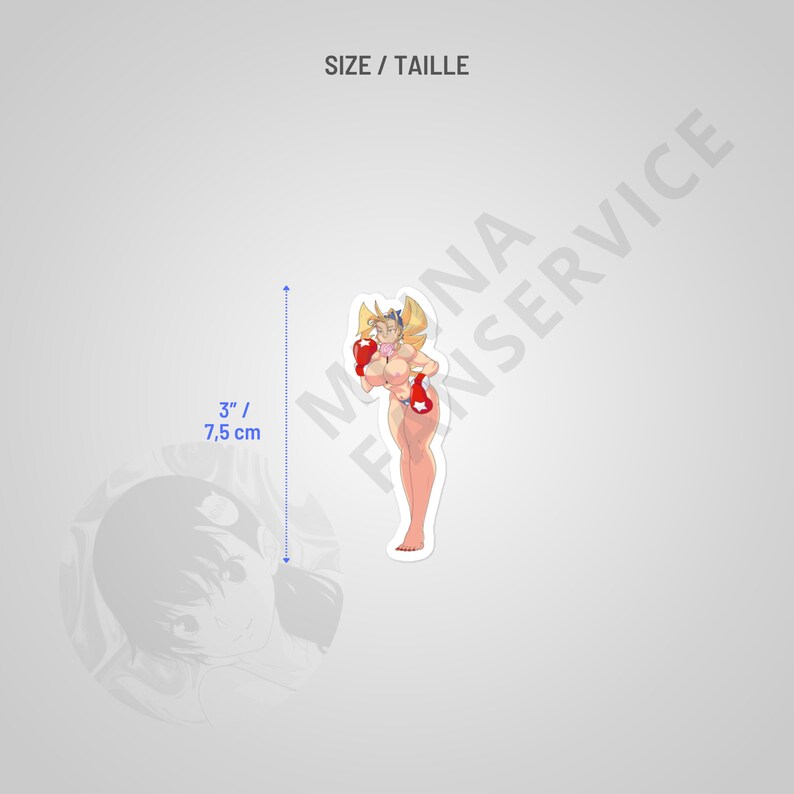 Kiss Cut Vinyl Sticker American Fighter Ecchi Waifu Video Games Otaku Weeb Sexy Girl Mature Etsy
