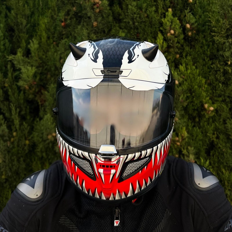 Demon Motorcycle Helmet - Etsy