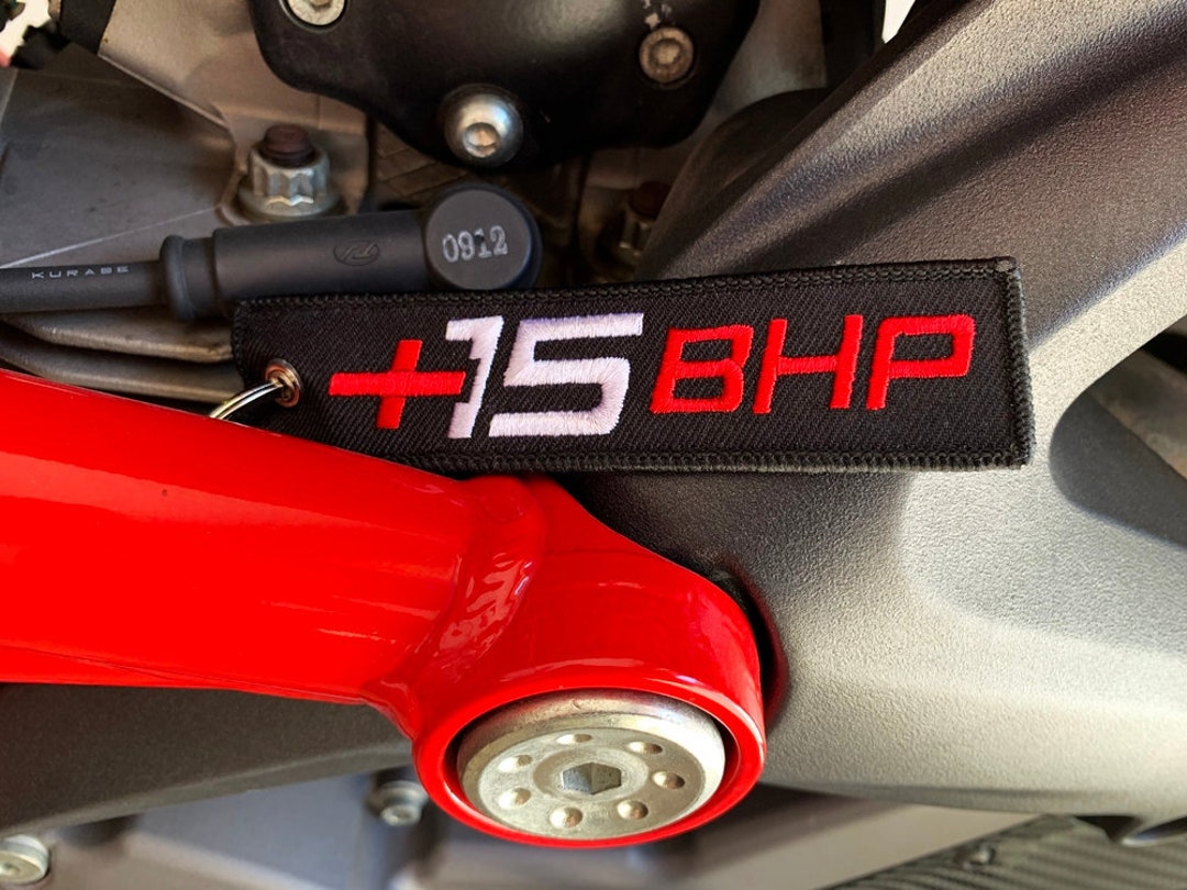 Plus 15 Horse Power Motorcycle Keychain Jet Tag Key Tag Motorbike Biker ...
