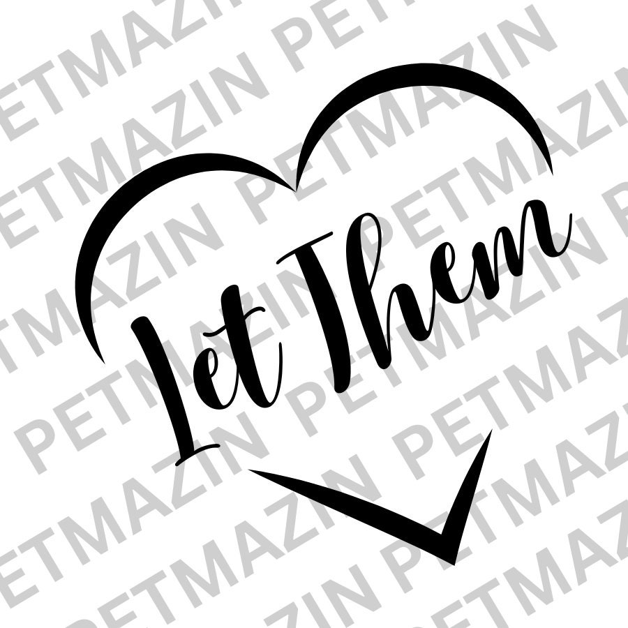 Let Them-svg - Etsy