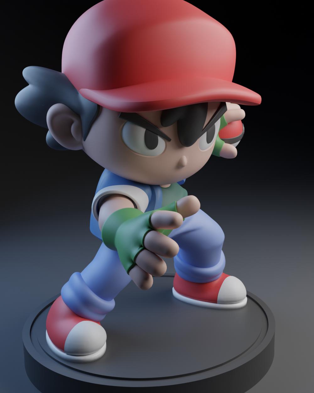 Ash Ketchum Chibi STL File for 3D Printing - Etsy