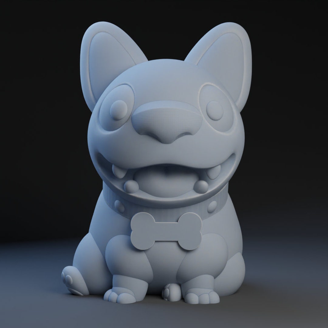 Cute Dog Stl File. - Etsy
