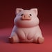 Chonky Pig STL and Color 3MF File for 3D Printing - Etsy