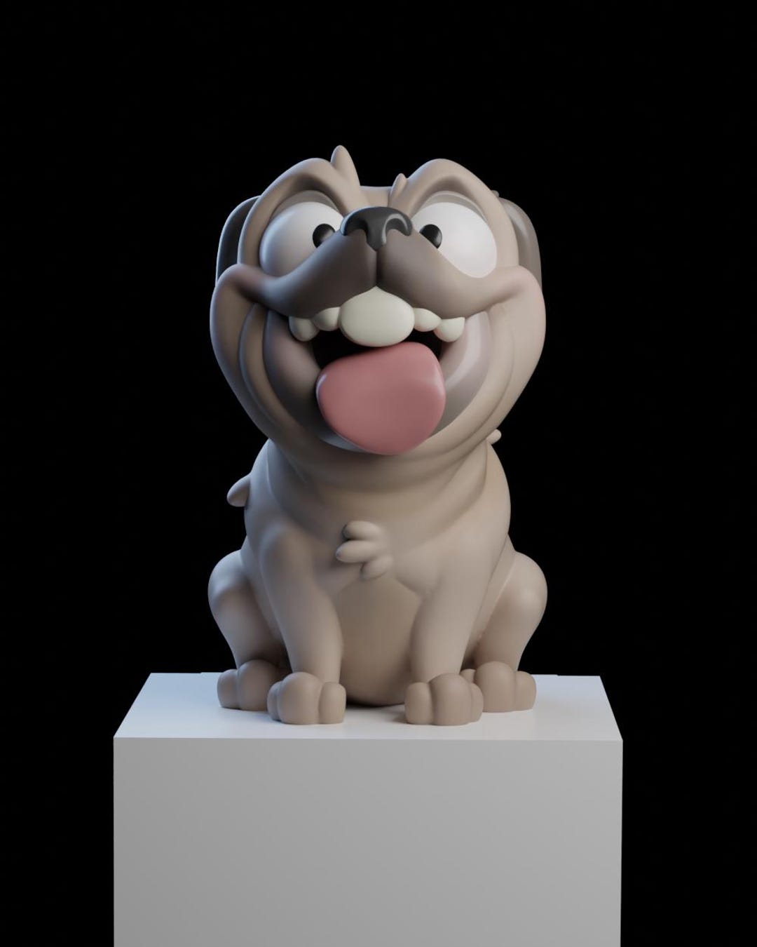 Dog STL File for 3D Printing - Etsy