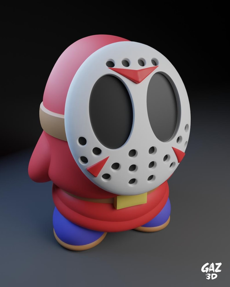 Shy Guy X Friday the 13th STL File for 3D Printing. - Etsy Australia
