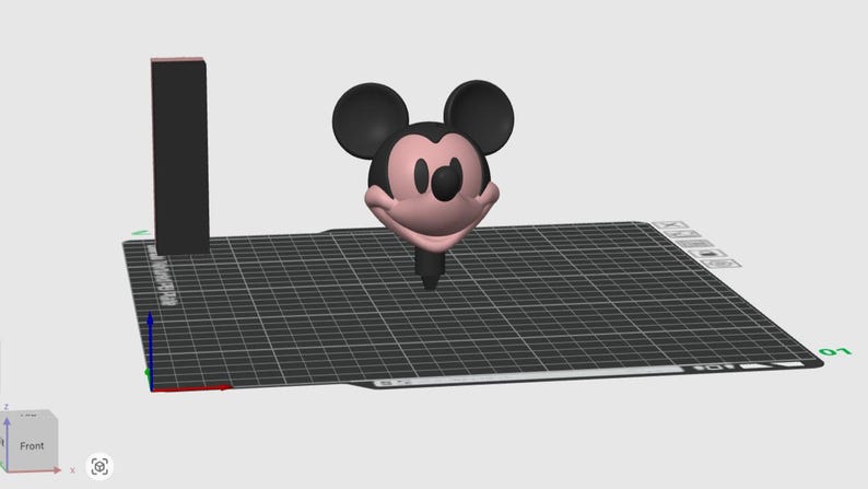 Minnie Mouse STL File for 3D Printing (now Includes Colour 3mf Files ...