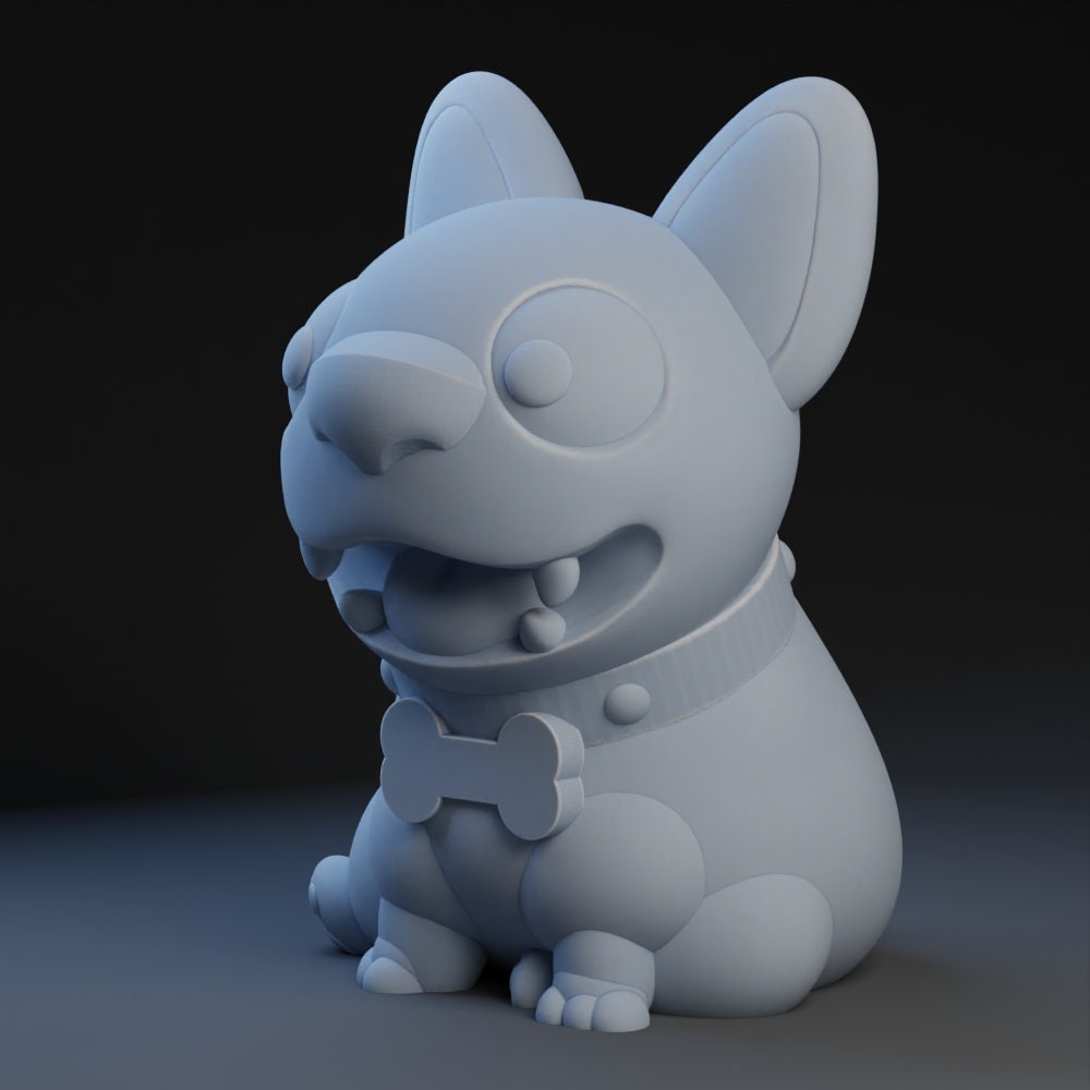 Cute Dog Stl File. - Etsy