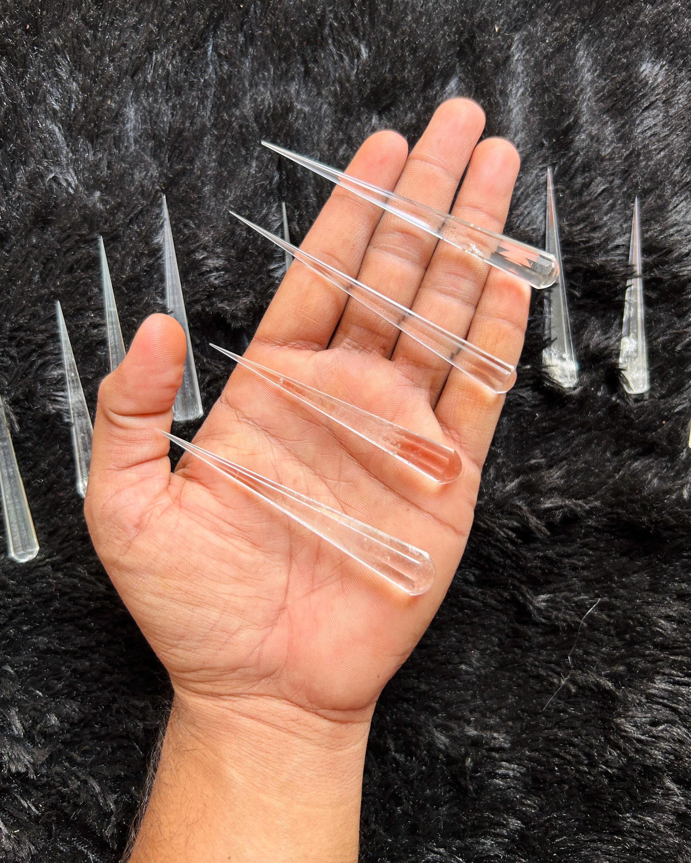 115mm Large Beautiful Pranic Crystal Quartz Disintegrator 8 Faceted ...