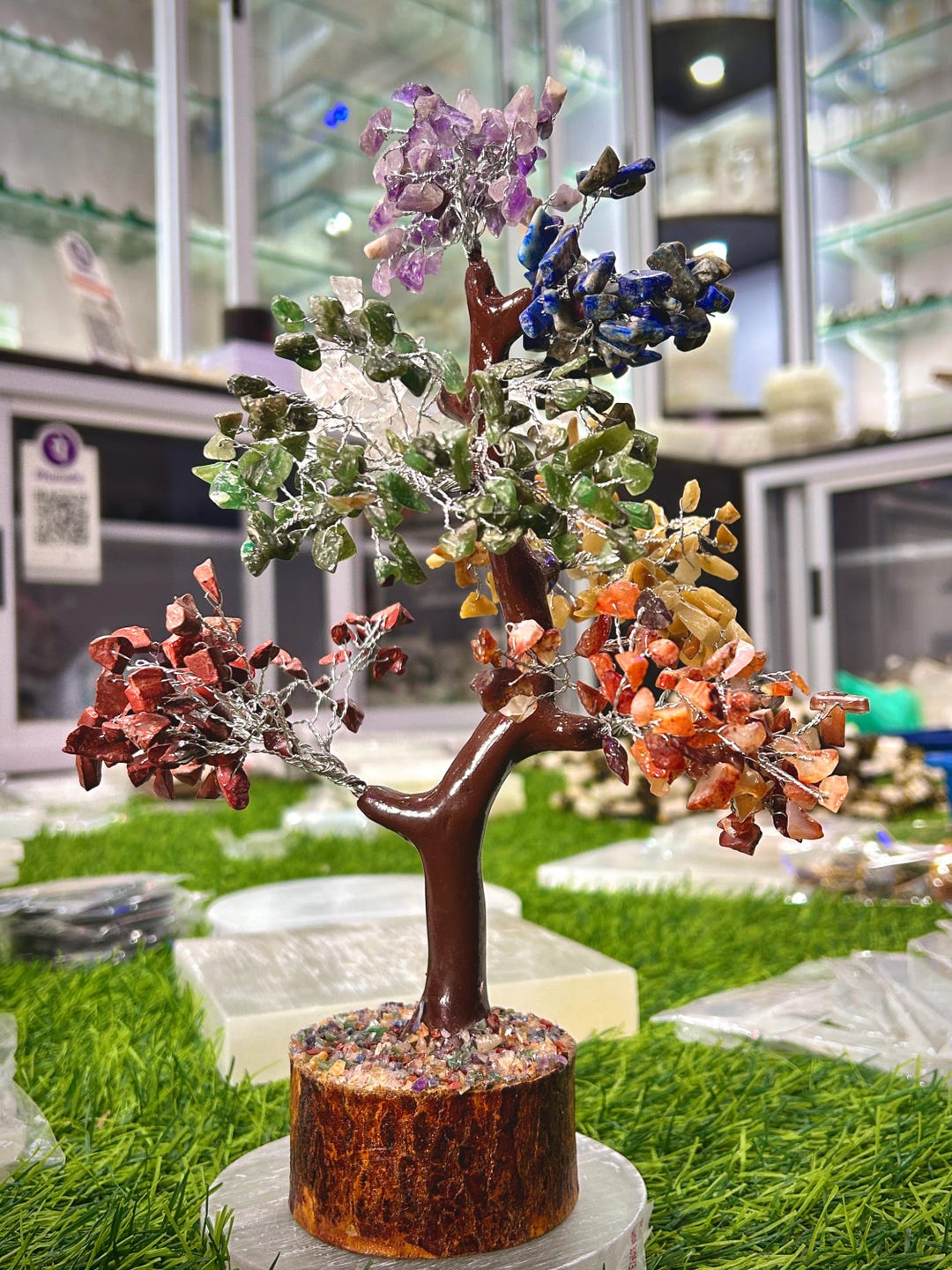 7 Chakra Tree of Life, Crystal Tree for Positive Energy - Meditation ...