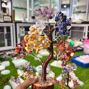 7 Chakra Tree of Life, Crystal Tree for Positive Energy - Meditation ...