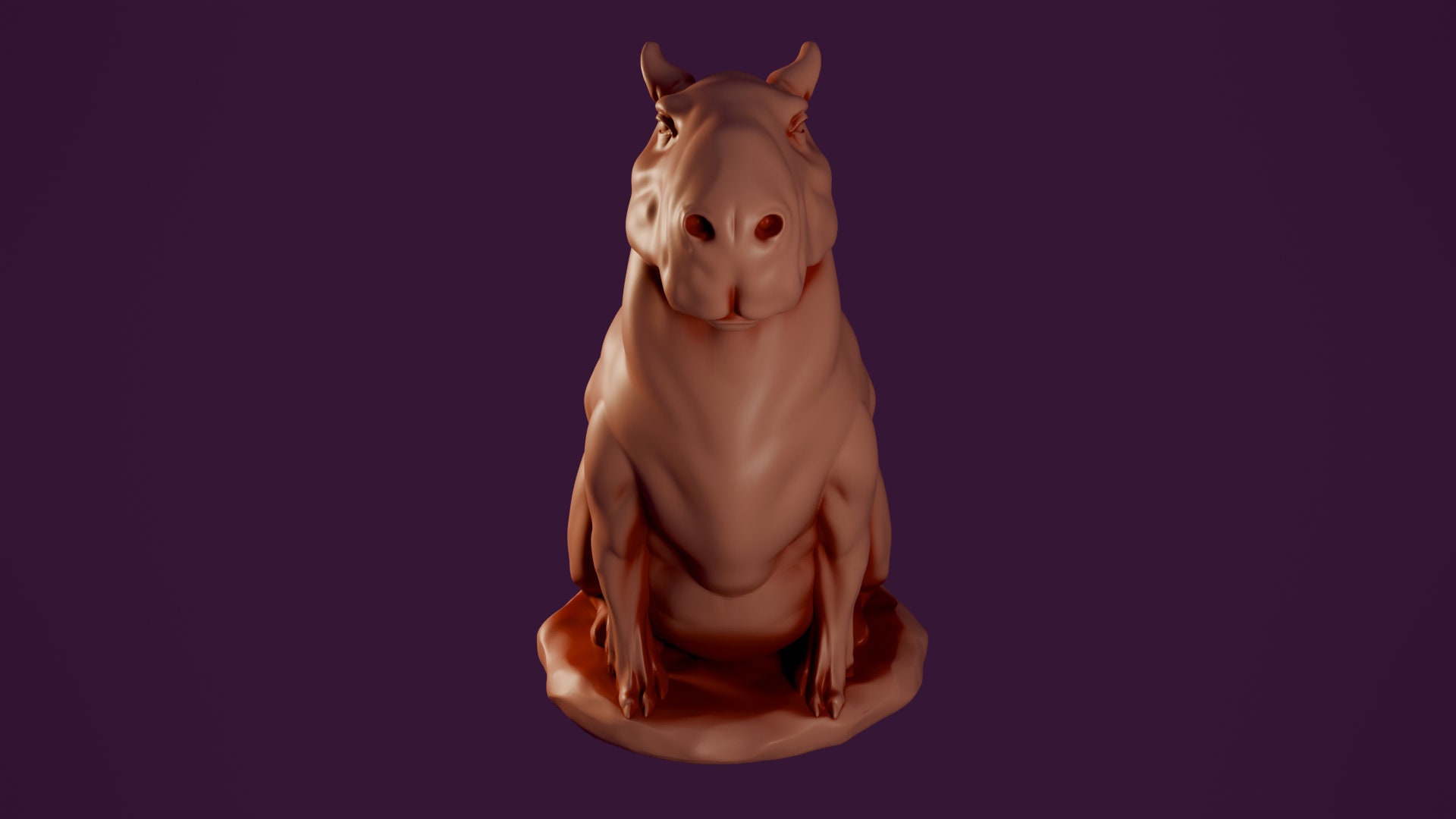 Capybara 3D Print Model - Etsy