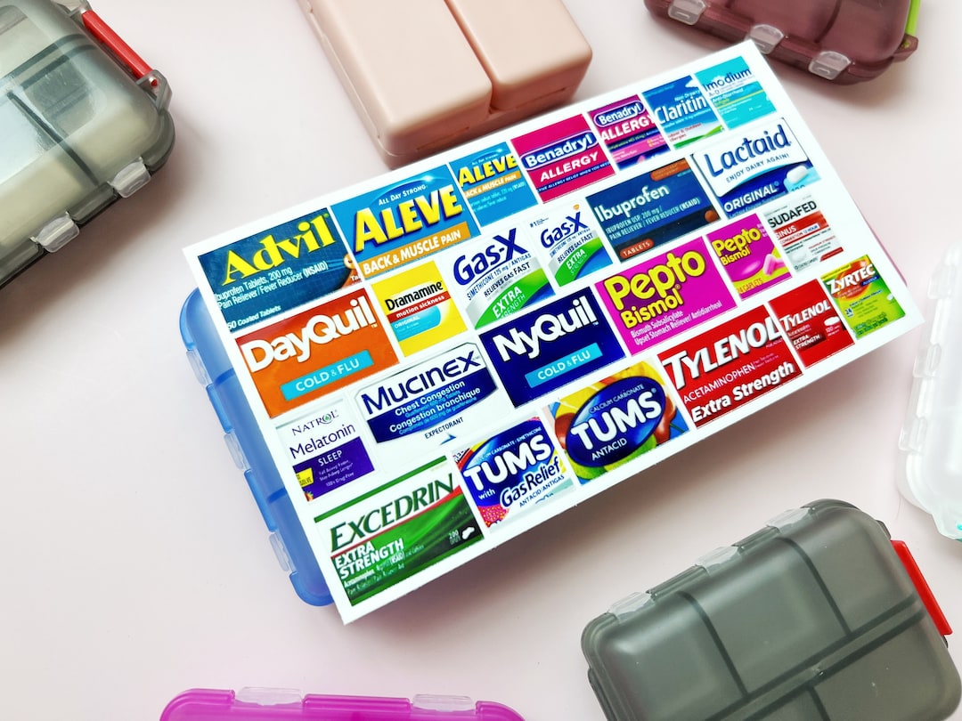 Medicine Labels Peel and Stick Medication Labels Pill Box Label Pocket ...