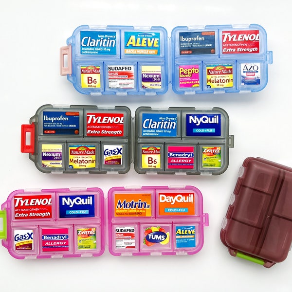 Pill Case Sticker Labels - Etsy