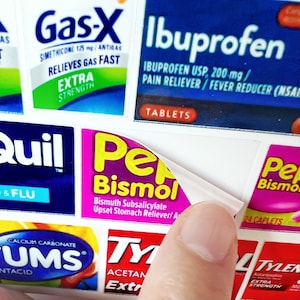Medication Labels: Waterproof Pill Box Stickers - Etsy