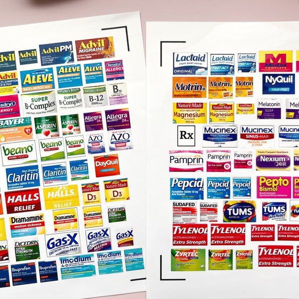 Medicine Labels - Etsy
