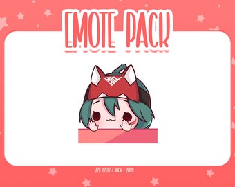 Kiriko Cute Emote Set, Kiriko Overwatch Emote, Cute and Kawaii Emotes ...