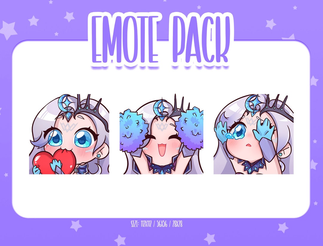 Atlantic Mercy Cute Emote Set 1, Mercy Overwatch Emote, Cute and Kawaii ...