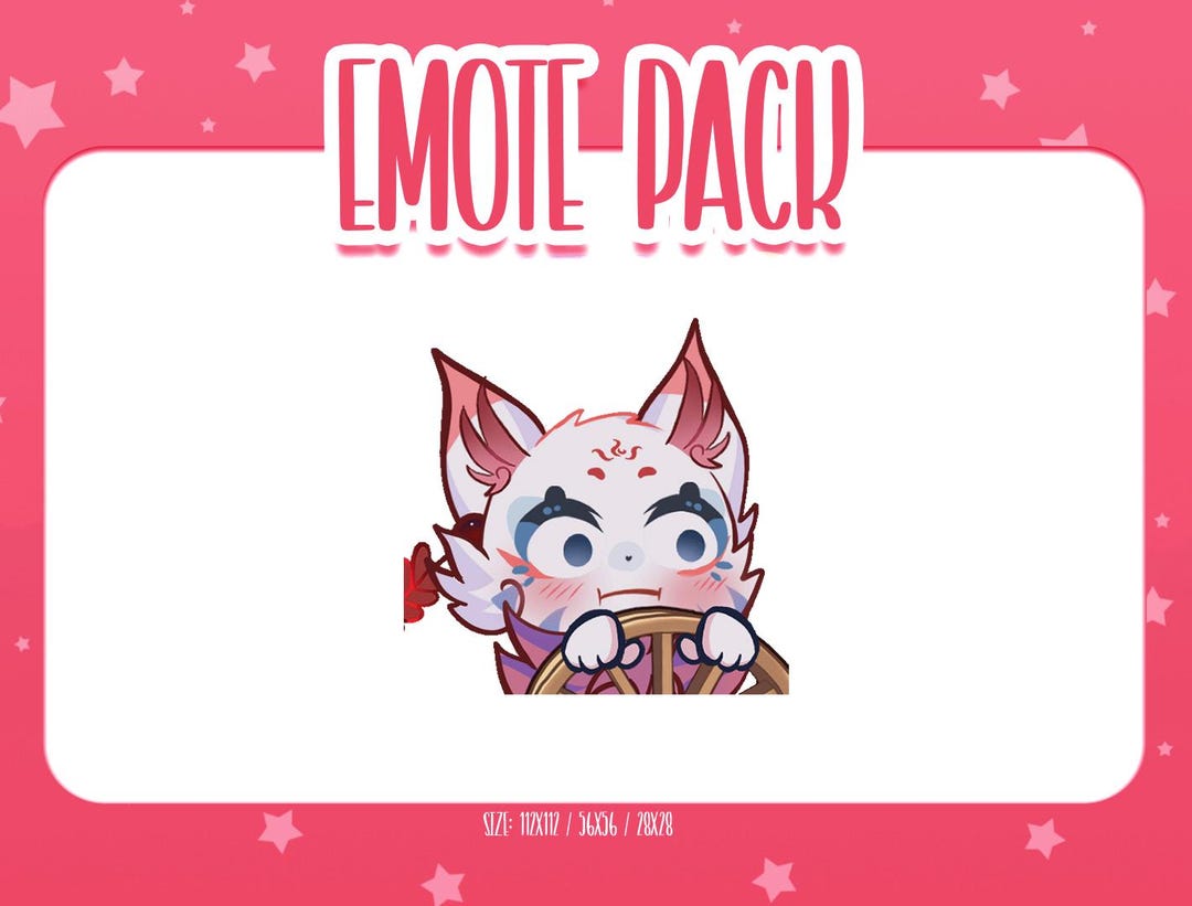 Animated Kitsune Drive Emote 4, Animated Kitsune Twitch Emotes, Cute ...