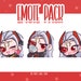Kiriko Cute Emote Set, Kiriko Overwatch Emote, Cute and Kawaii Emotes ...