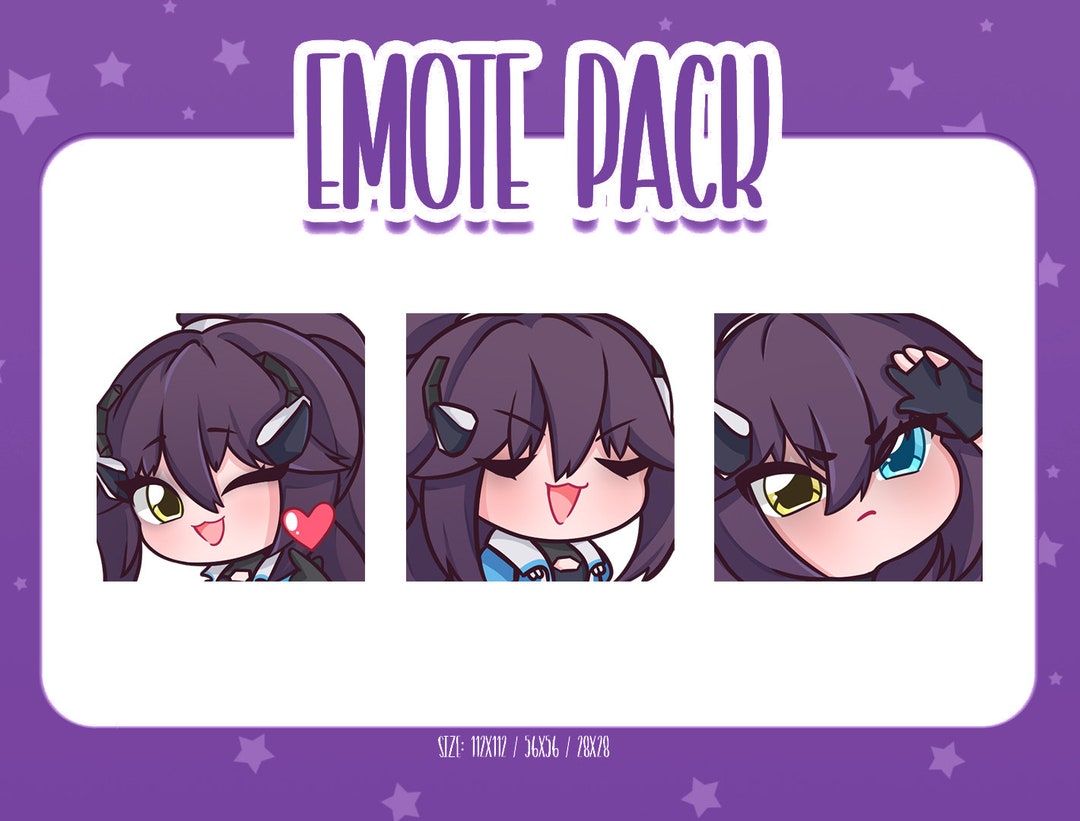 Widowmaker Cute Emote Set 1, Widowmaker Overwatch Emote, Cute and ...
