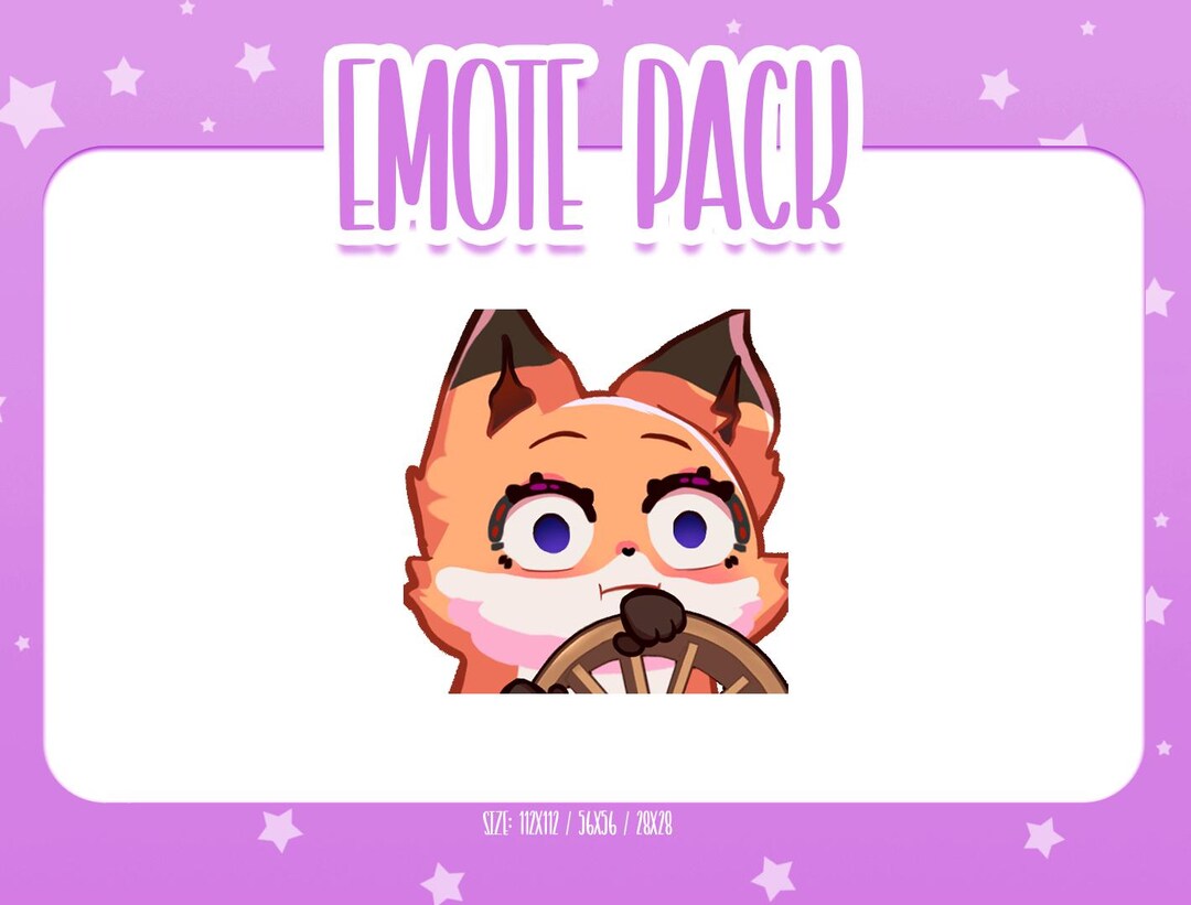 Animated Fox Emote 7, Animated Fox Twitch Emotes, Cute and Kawaii ...