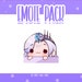 Kiriko Cute Emote Set, Kiriko Overwatch Emote, Cute and Kawaii Emotes ...