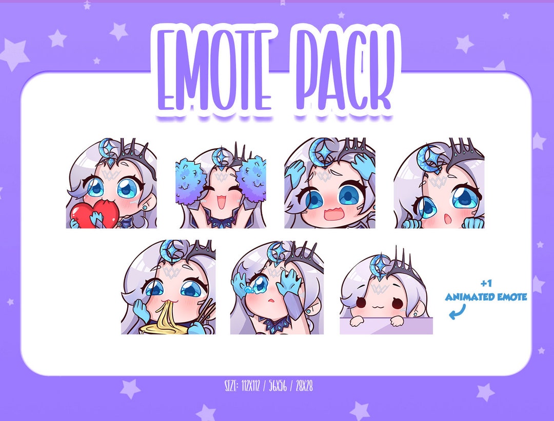 Atlantic Mercy Cute Emote Set 3, Mercy Overwatch Emote, Cute and Kawaii ...