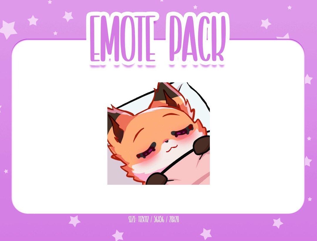 Animated Fox Emote 11, Animated Fox Twitch Emotes, Cute and Kawaii ...