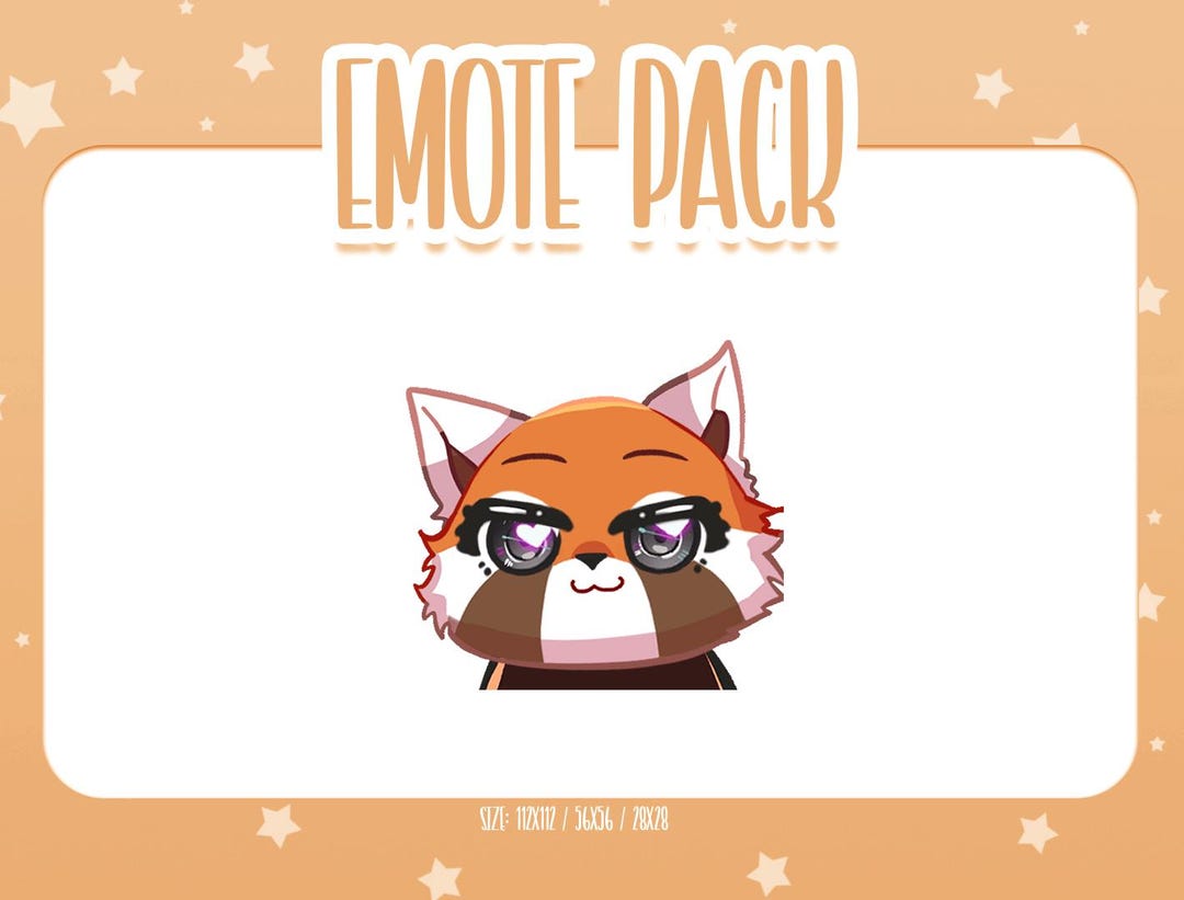 Animated Red Panda Emote 4, Animated Red Panda Twitch Emotes, Cute and ...