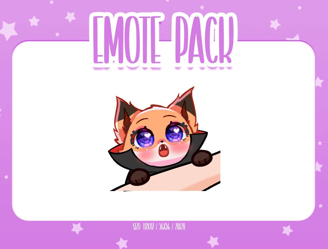 Animated Fox Halloween Emote 4, Animated Fox Twitch Emotes, Cute and ...