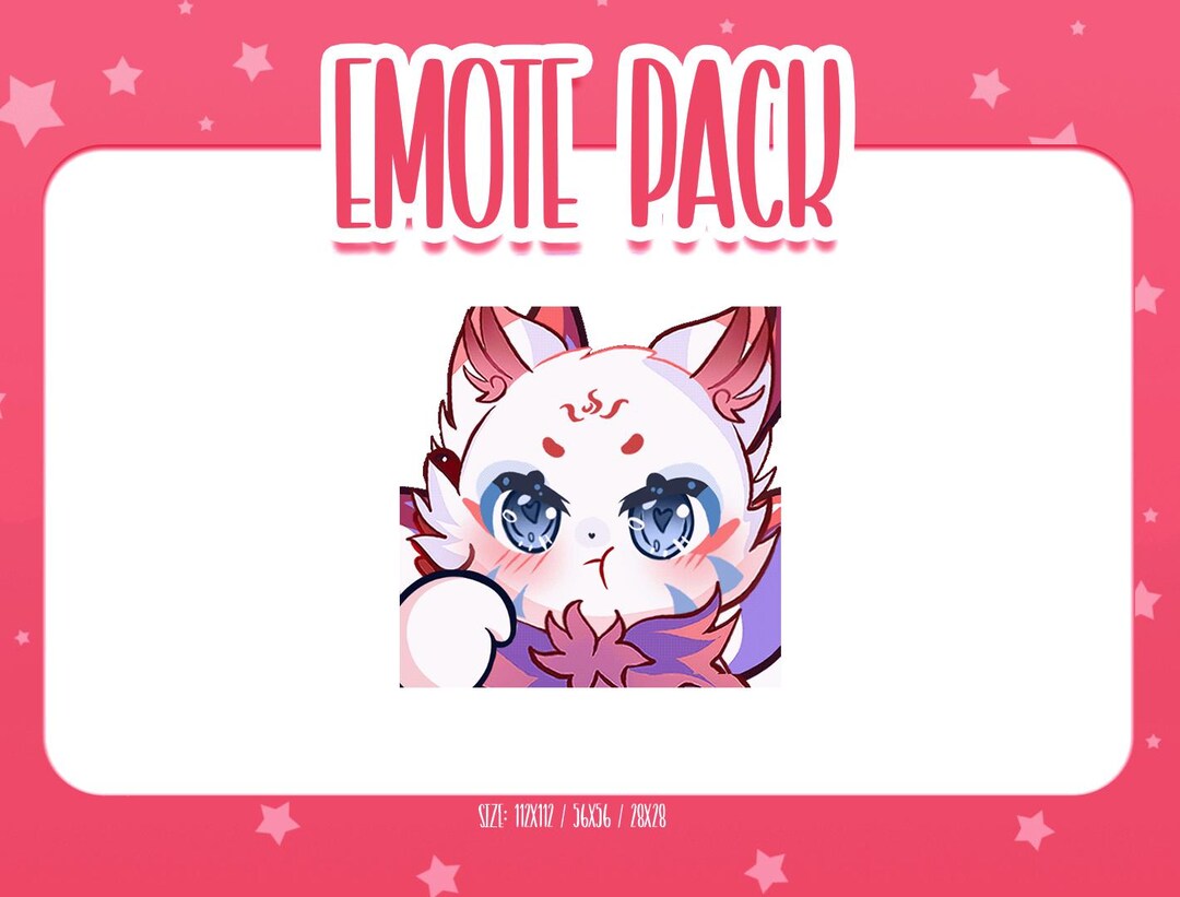 Animated Kitsune Punch Emote 1, Animated Kitsune Twitch Emotes, Cute ...