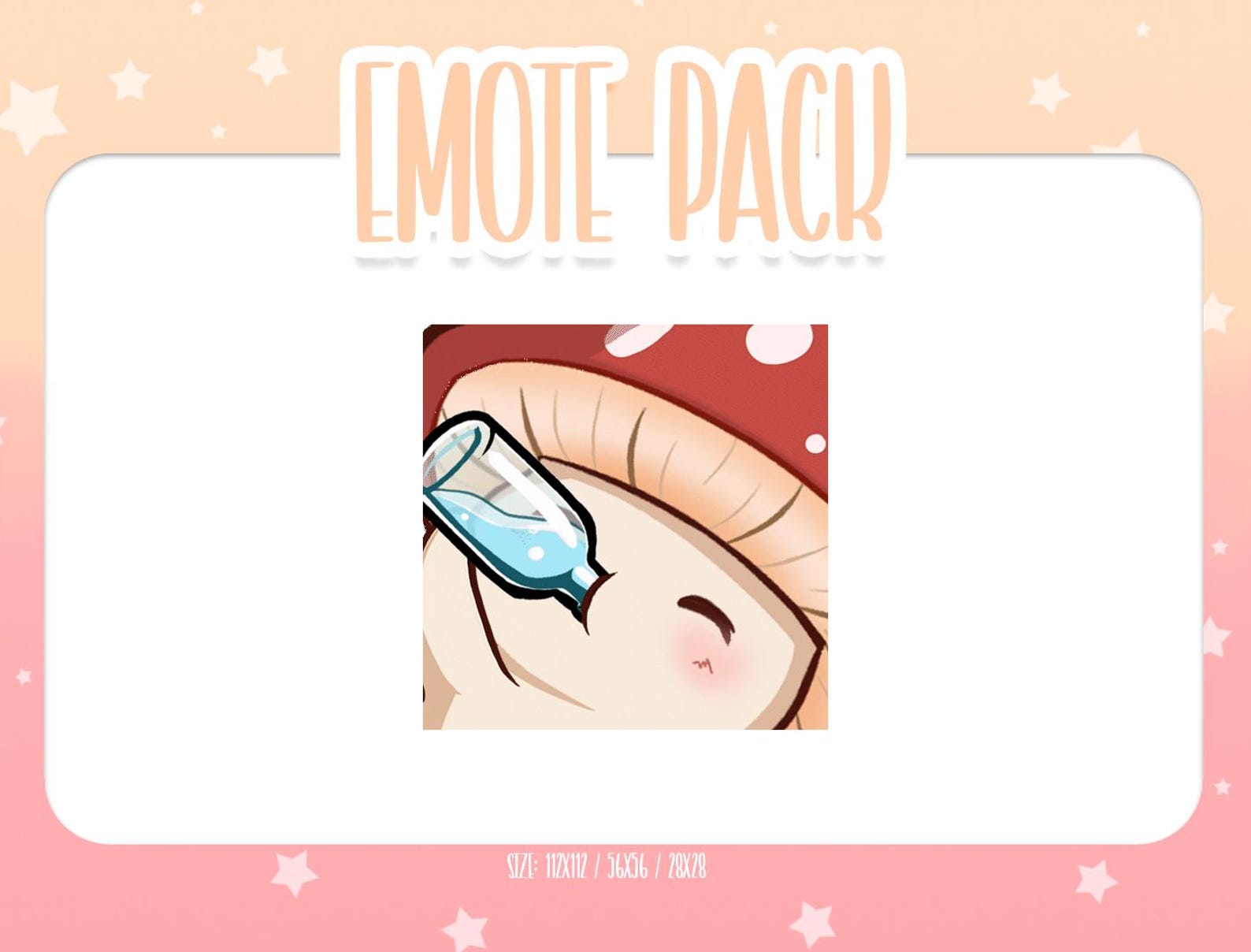 Animated Mushroom Emote 12, Animated Mushroom Twitch Emotes, Cute and ...