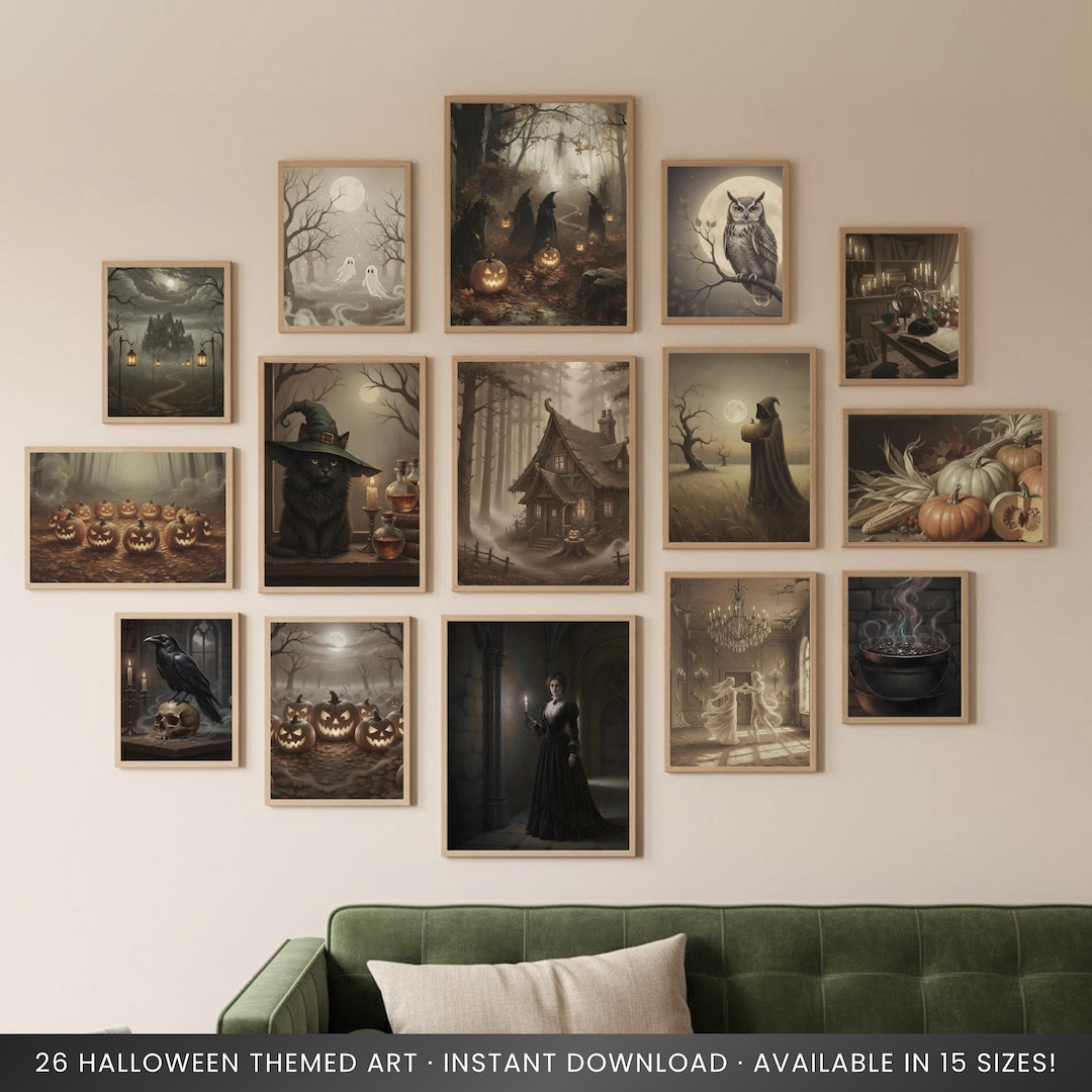 26 Halloween Printables | Halloween Prints | Halloween Decor ...
