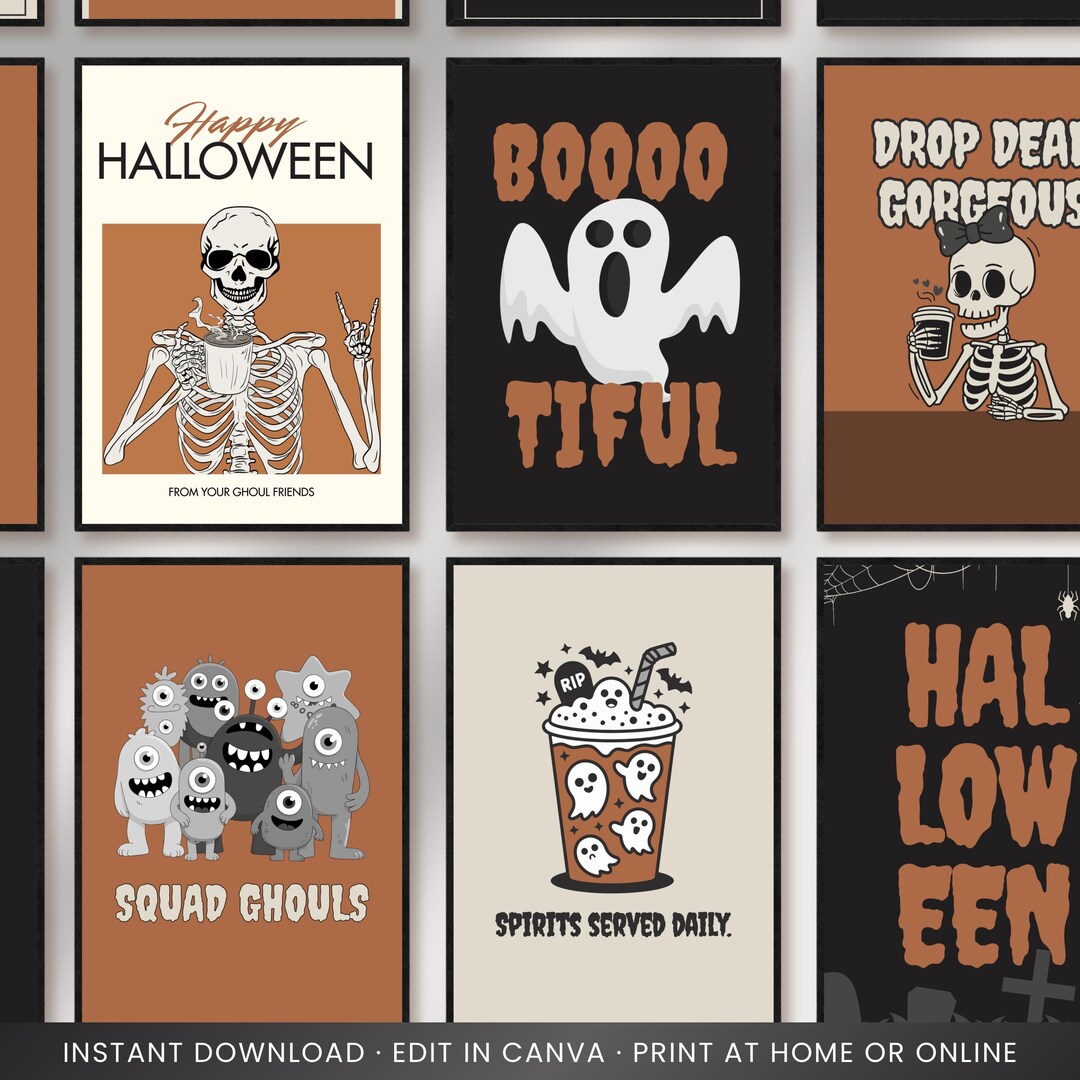 22 Halloween Printables | Halloween Prints | Halloween Decor ...
