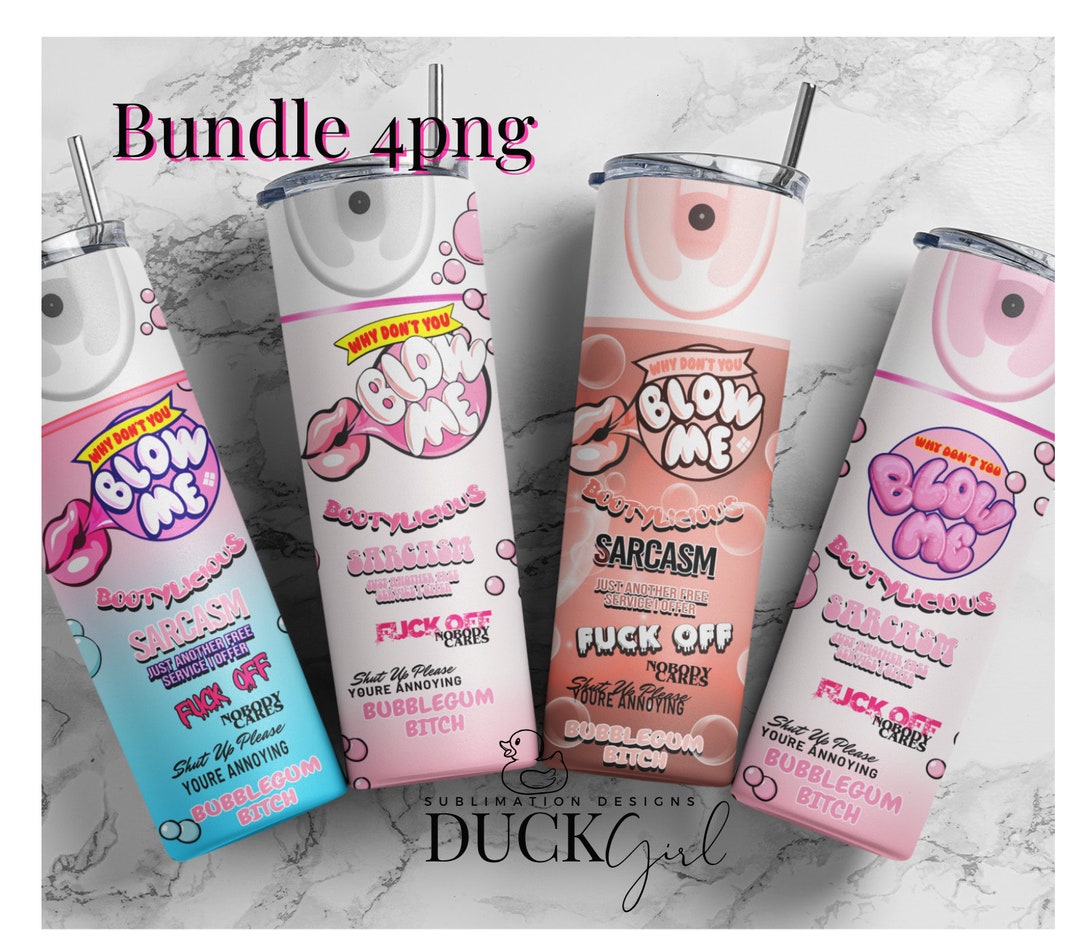 Bundle Blow Me Tumbler | Bubblelicious | Spray Can | Bubbles | Funny ...