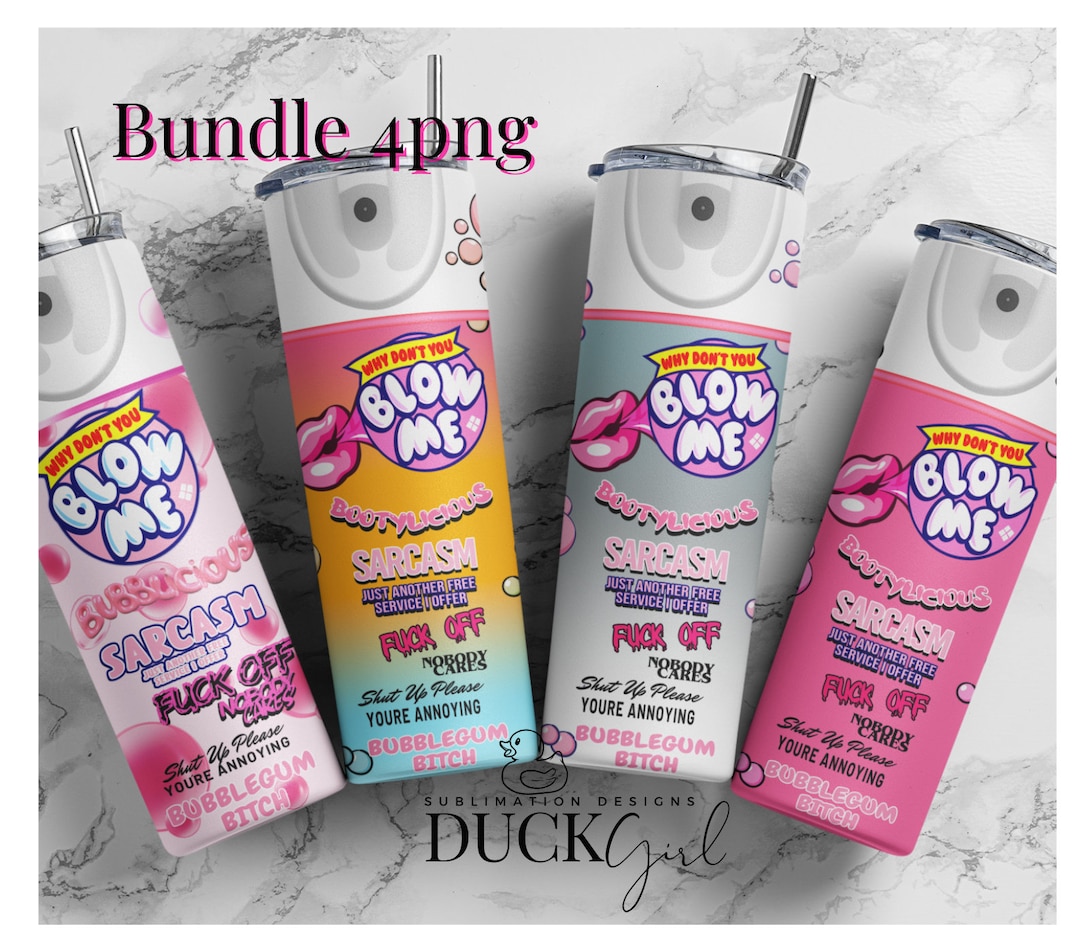 Bundle Blow Me 20oz Tumbler | Bubblelicious | Spray Can | Bubbles ...