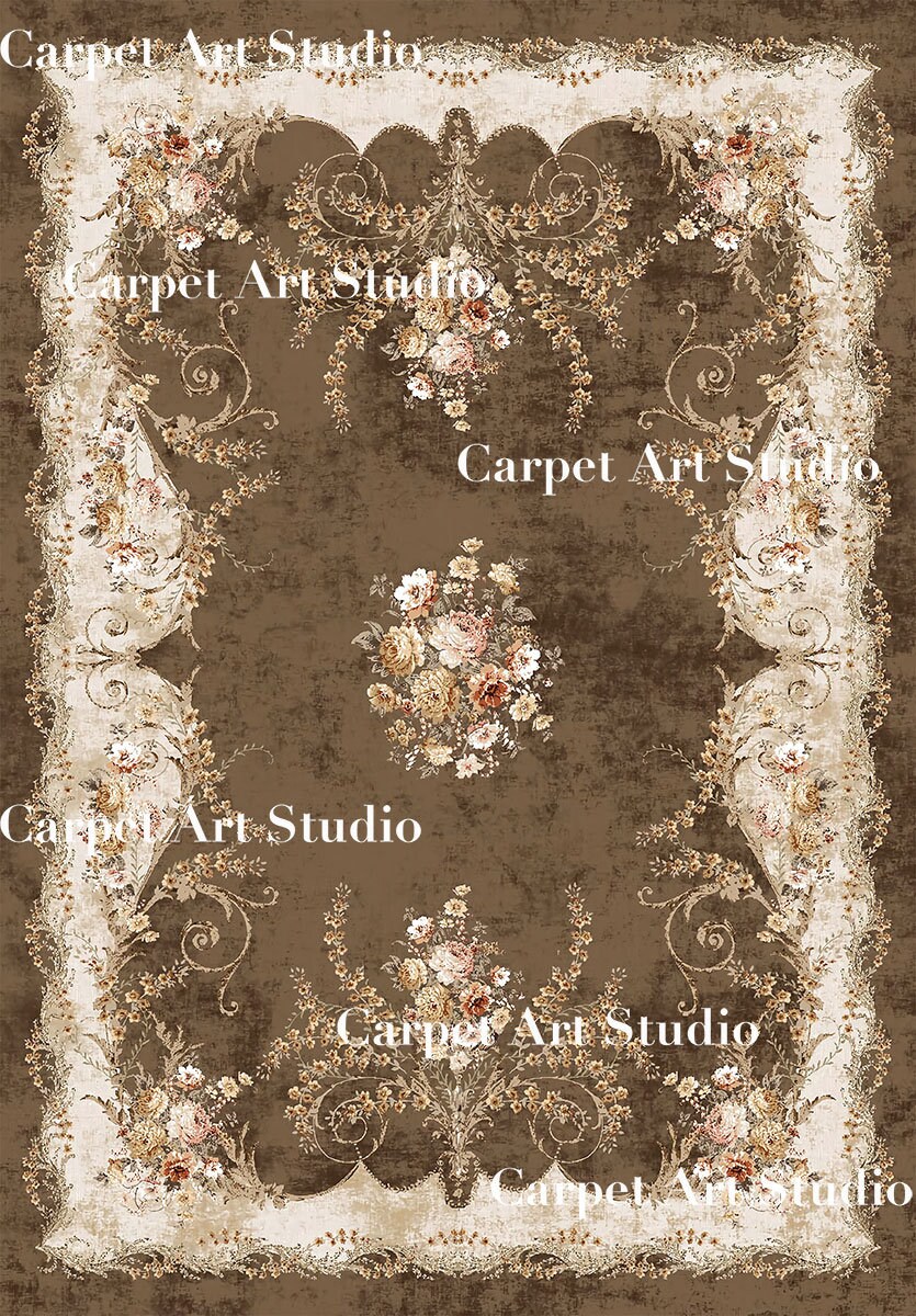 Rose Rug / Instant Download / Ready for Print / Digital Paper / Rug ...