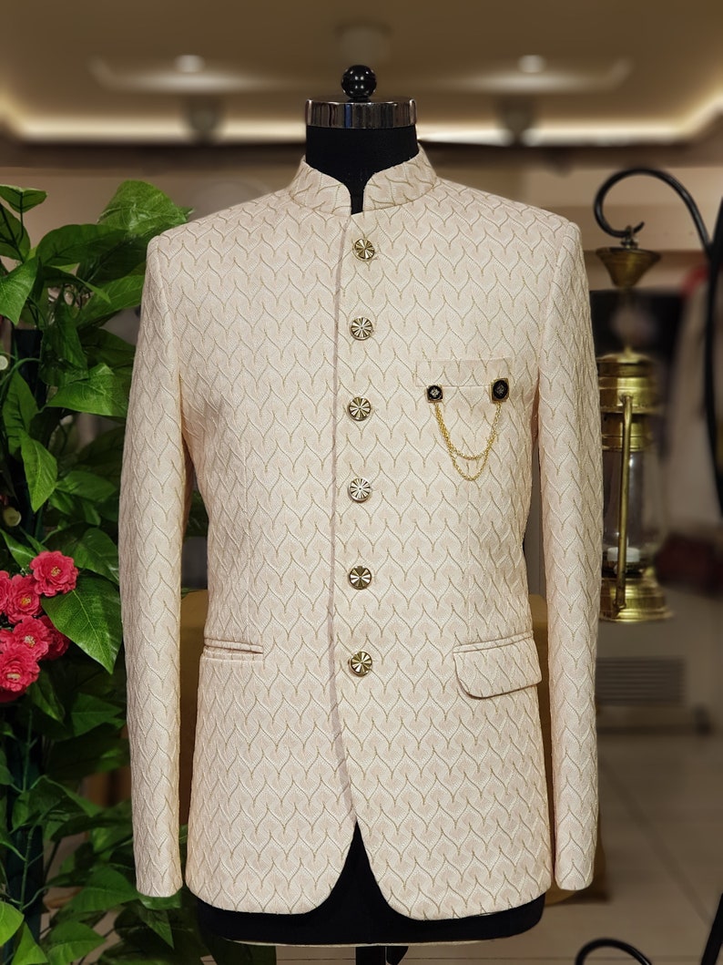 PINK JODHPURI SUIT, Pink Prince Coat, Groom Engagement Dress, Groom ...