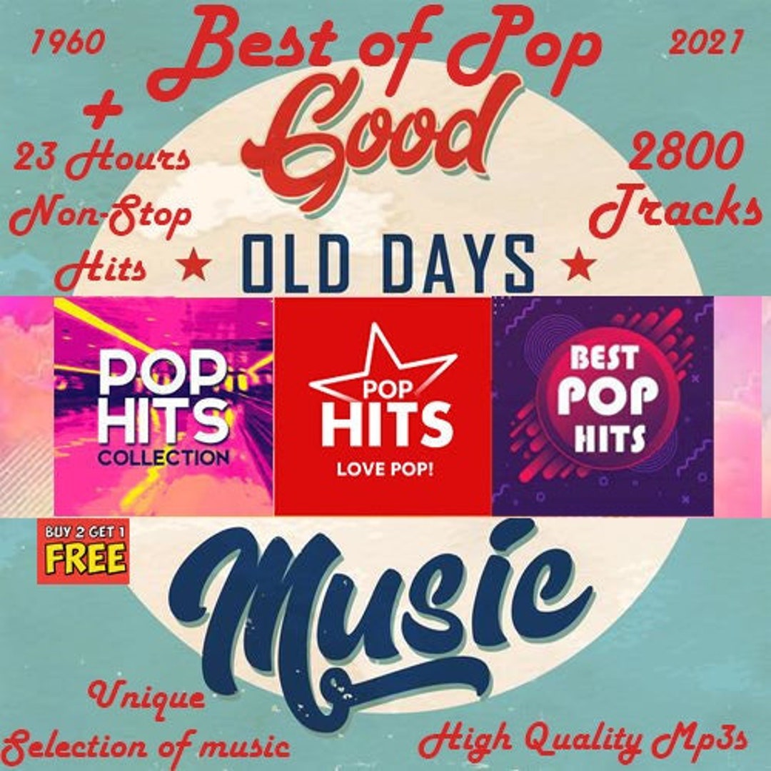 2800 TRACKS Top Collection of POP Plus 23 Hours Non-stop - Etsy