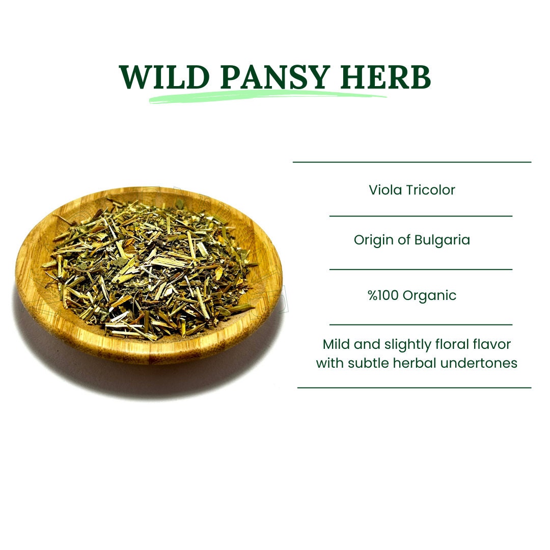 Violet Herb / Wild Pansy Herb / Viola Tricolor / Heartsease Herb ...