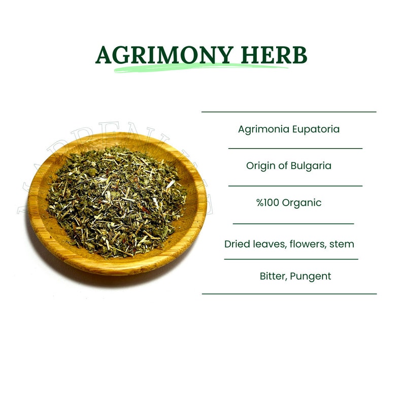 Agrimony Herb / Agrimonia Eupatoria / Organic Dried Agrimony Herb ...