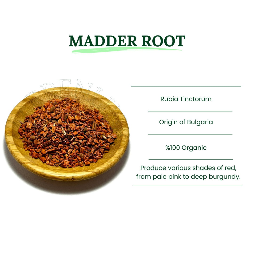 Madder Root / Rubia Tinctorum / Madder Root Chopped / Dyer's Madder / Organic Herb / Dried Herb ...